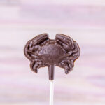 Dark Chocolate Crab Pop, Set of 3 pops - Wockenfuss Candies