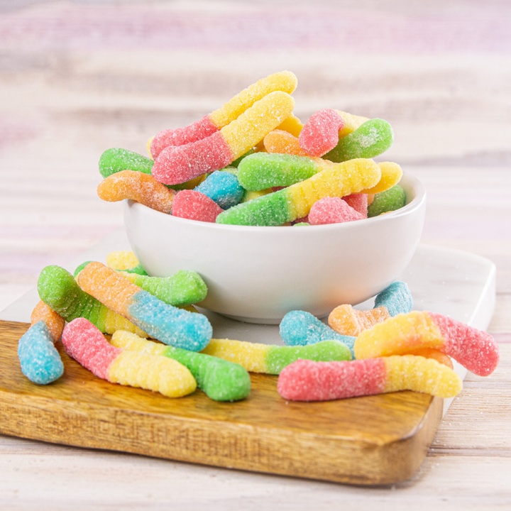 5 Ways to Snack on Sour Worms - Wockenfuss Candies