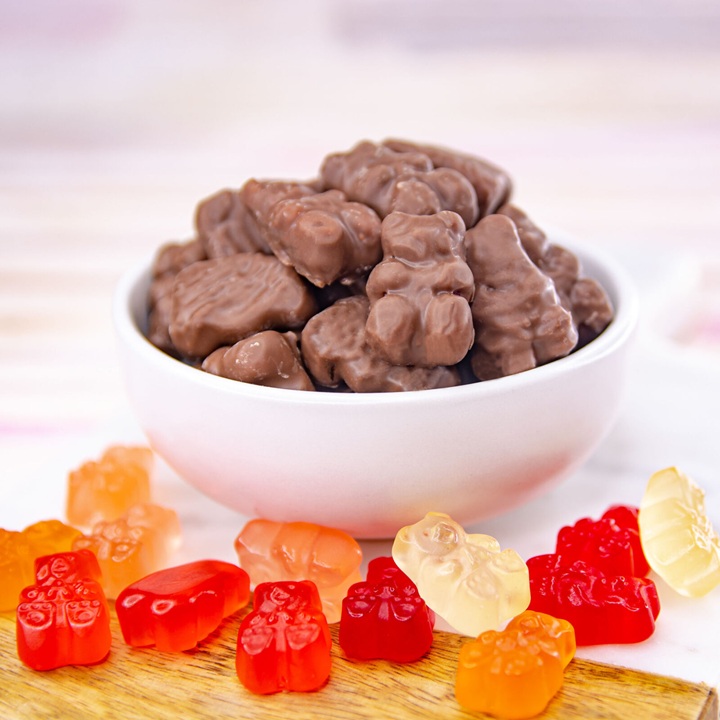 The Best of Both Worlds: Chocolate-Covered Gummi Bears - Wockenfuss Candies